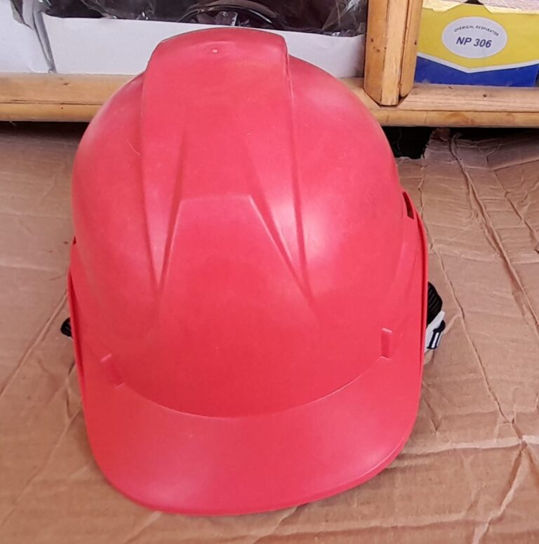 Red Heavy duty Helmets - Tekiria General Suppliers LTD